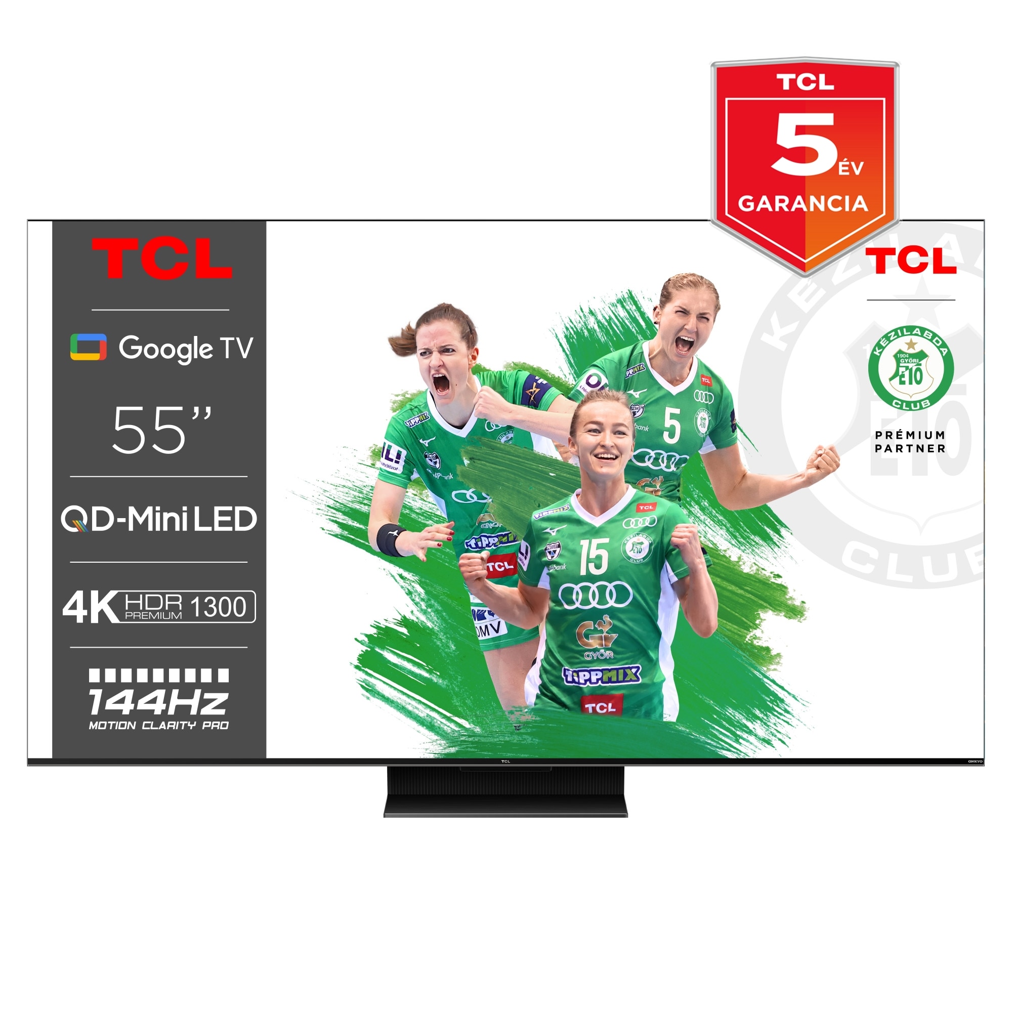 TCL MiniLed 55C805 TV, 139 cm, Smart Google TV, 4K Ultra HD, 100 Hz, G ...