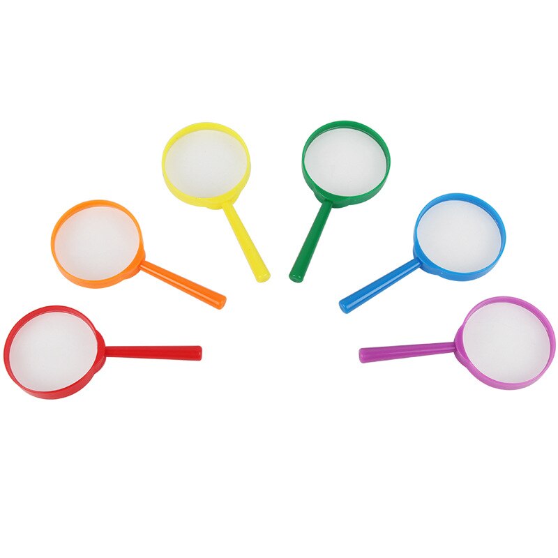 Set 6 lupe pentru copii, Sunmostar, Plastic, Multicolor - eMAG.ro