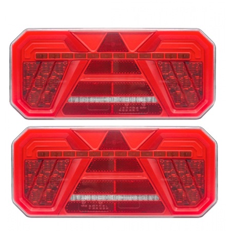 Set Led stopuri stanga si dreapta neon efect pentru autobuz, camion ...