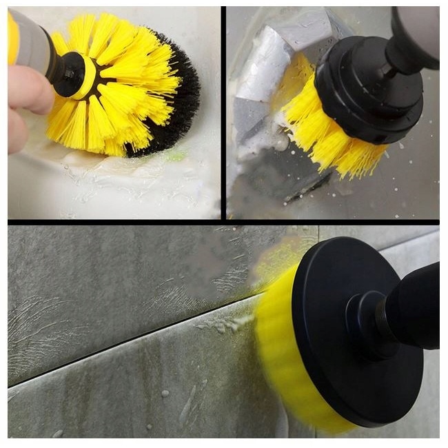 Set 22 elemente de curatare, perii si discuri cu adaptor la ...