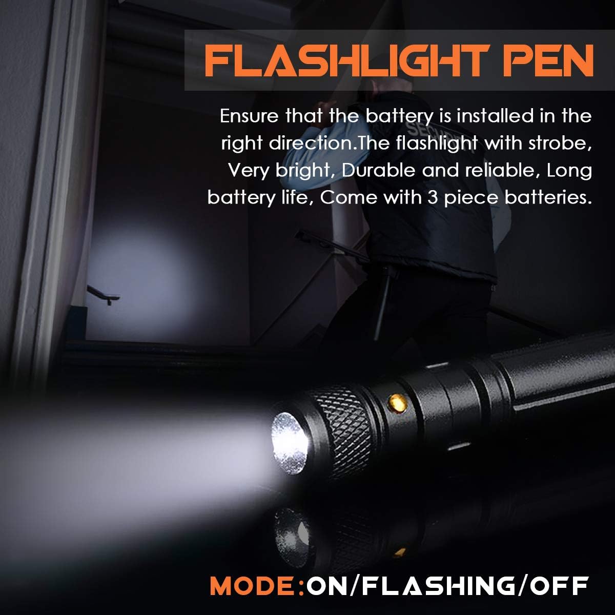 Pix tactic, EXCITAT, Aluminiu, Multifunctional, Capete incluse, LED ...