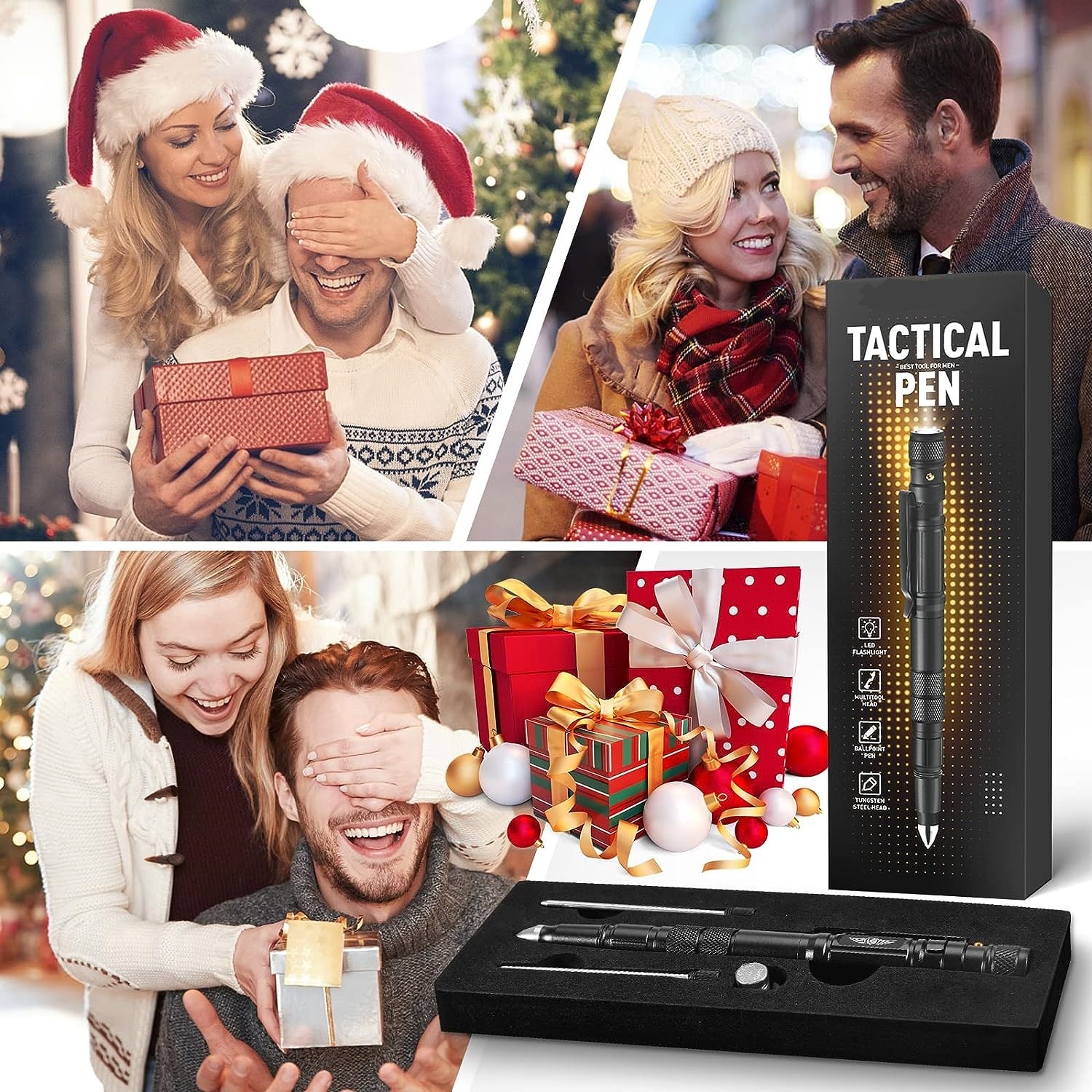 Pix tactic, EXCITAT, Aluminiu, Multifunctional, Capete incluse, LED ...