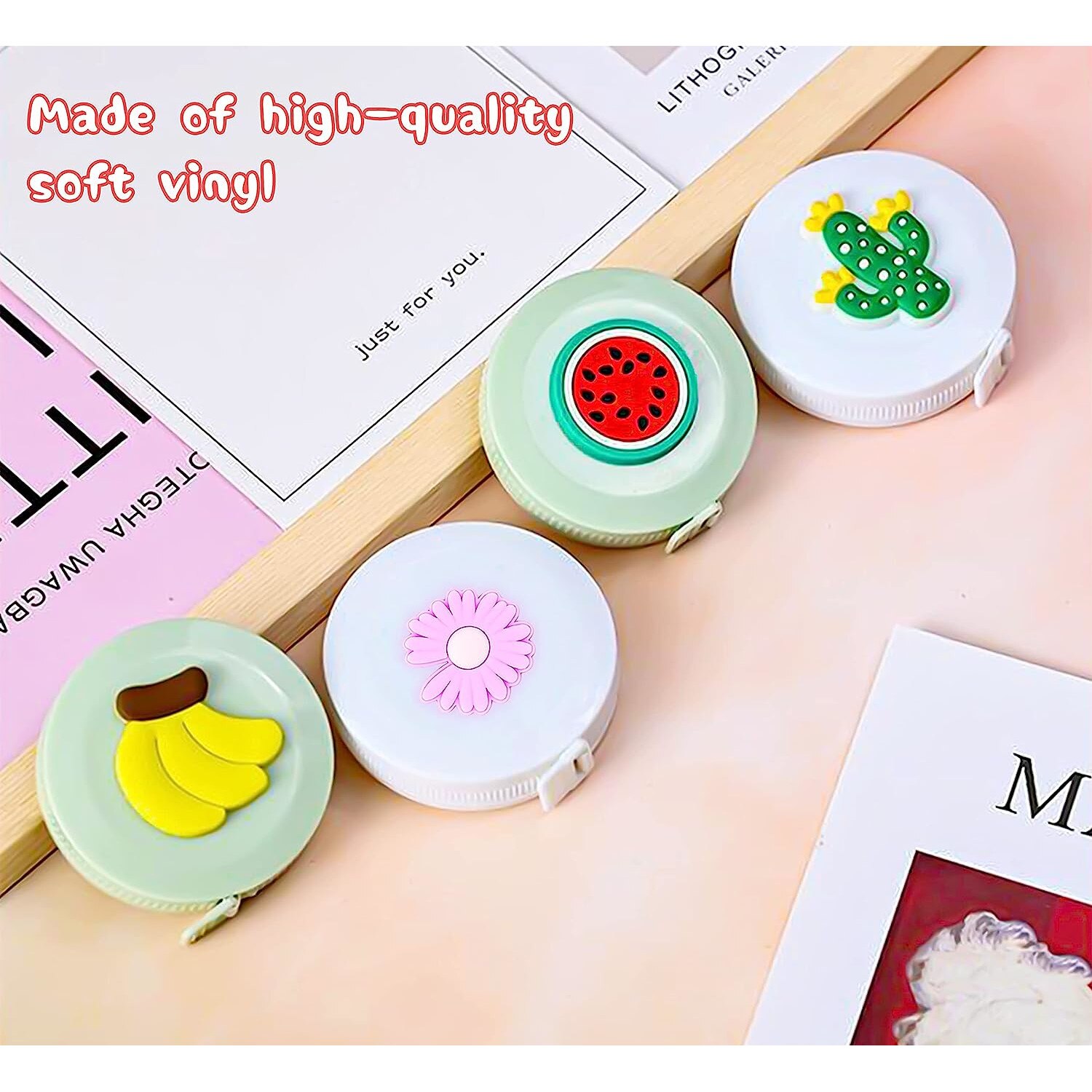 Set 4 rulete masurare, Inch/cm, Multicolor - eMAG.ro