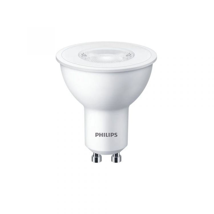 Pachet 3 Becuri Led Philips Gu10 4 7w 50w 380 Lm Lumina Alba