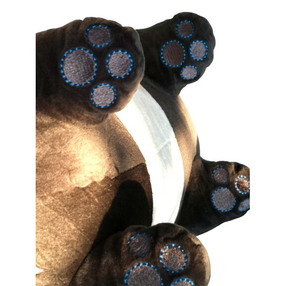 Urs panda de plus, 35 cm, Alb/Negru - eMAG.ro