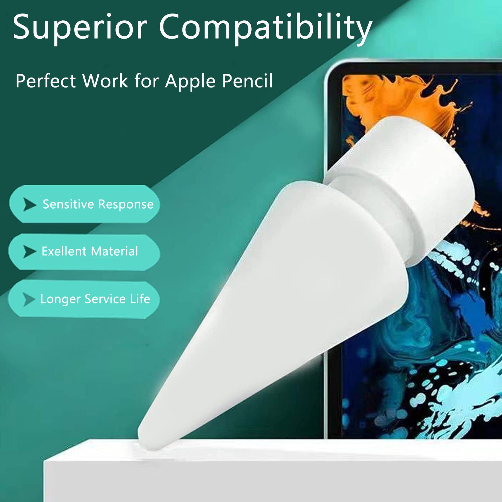 Set 5 accesorii de inlocuire, zggzerg, pentru Apple Pencil 1st Gen ...