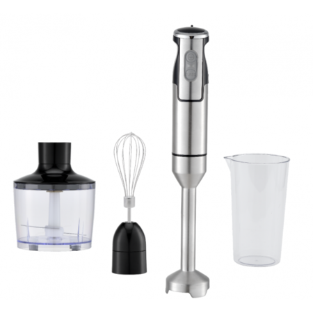 Blender vertical 4 in1 Voltz, 1500W, 2 viteze, TURBO, lame din otel ...