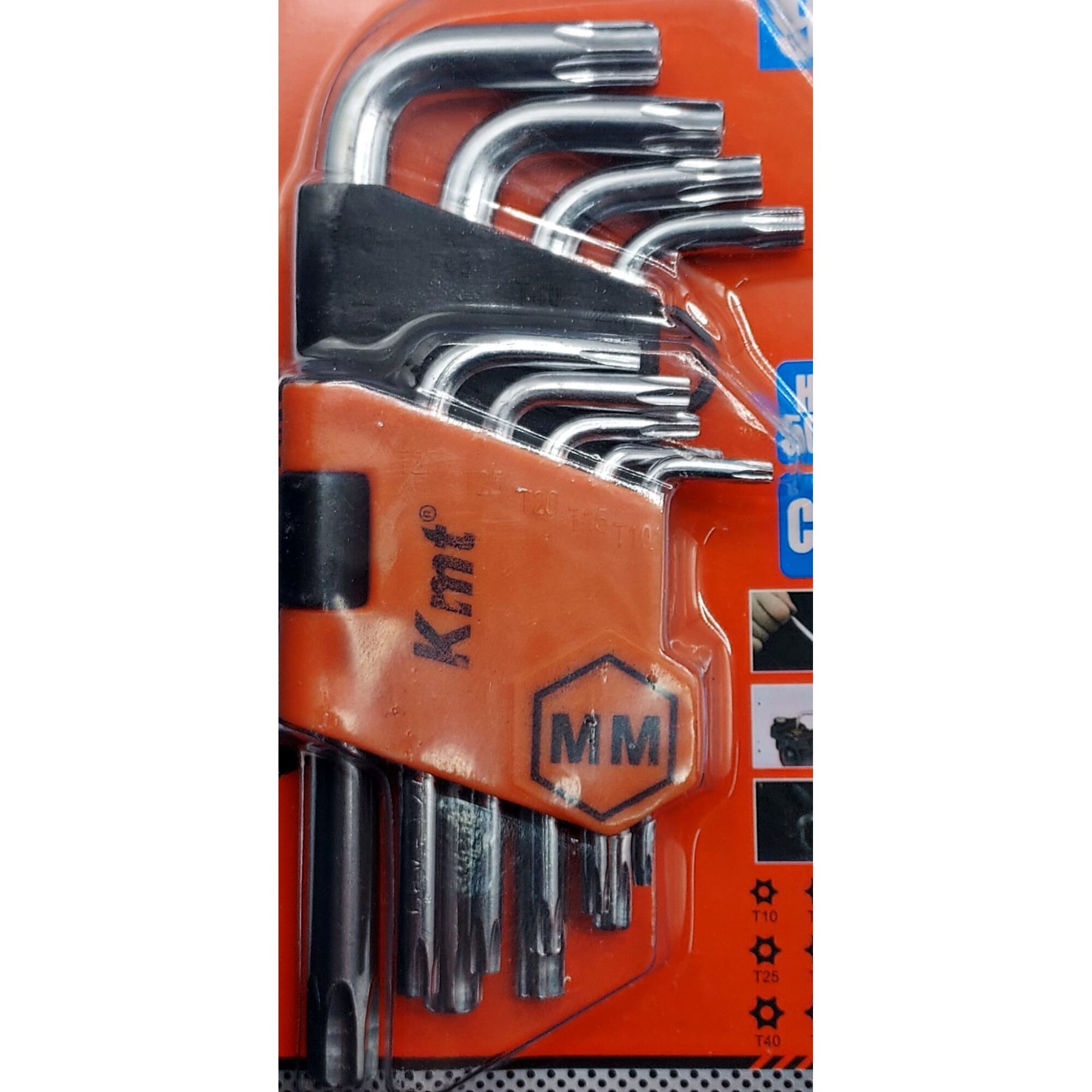 Set De Chei Imbus Torx, Kmt Tools, 9 Buc, Otel Aliat Cr-V, Carcasa De ...