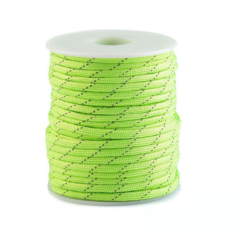 Snur Cordelina Paracord (7x3 fire) cu fir reflectorizant 25mx4mm ...