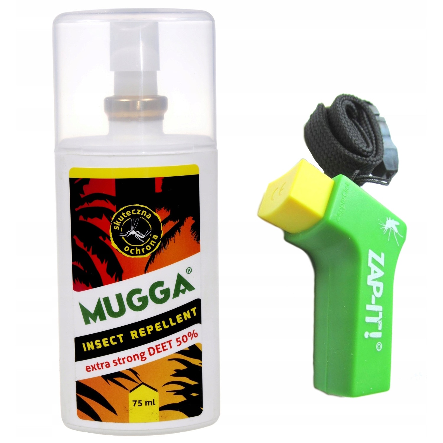 Spray Mugga Strong Spray 50% Deet 75ml és Zap-it, rovarcsípéshez - eMAG.hu