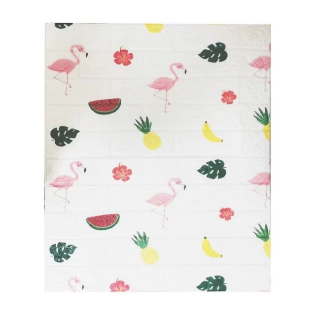 Tapet 3D Autoadeziv impermeabil, pentru camera copii, 70cm x 77cm, alb ...