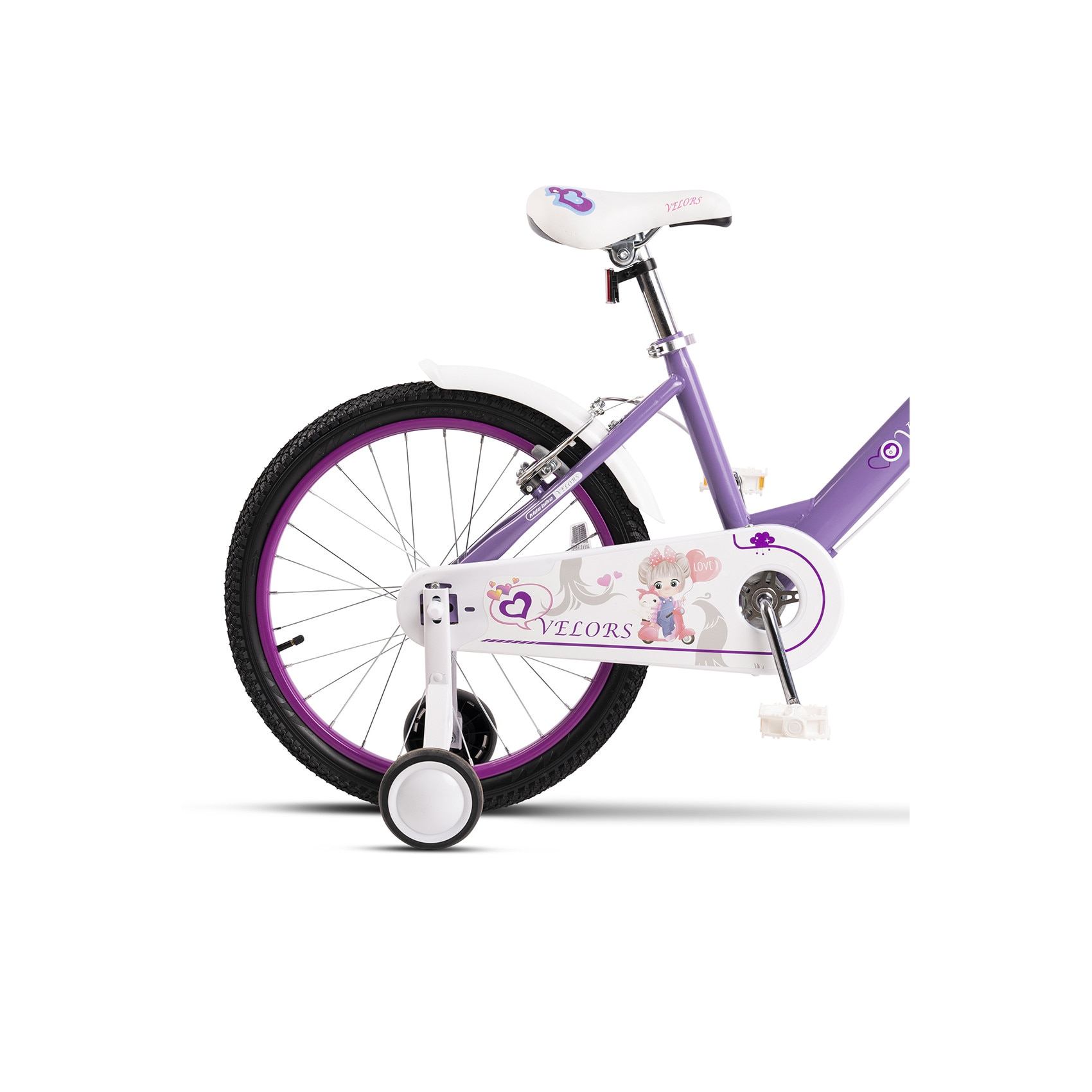 Детски велосипед Velors, 20" колела, V-Brake спирачки, MTB гуми ...