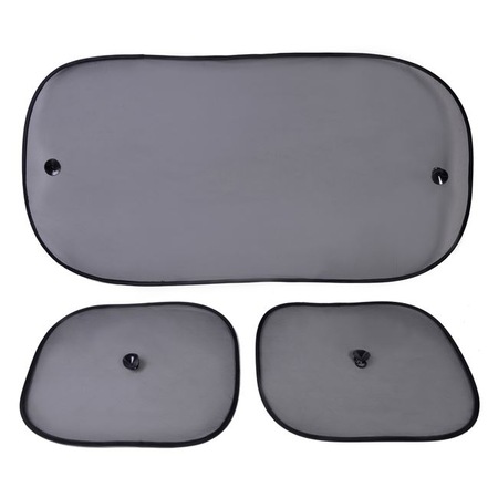 Parasolar Geamuri Auto laterale si luneta spate 3 buc - eMAG.ro