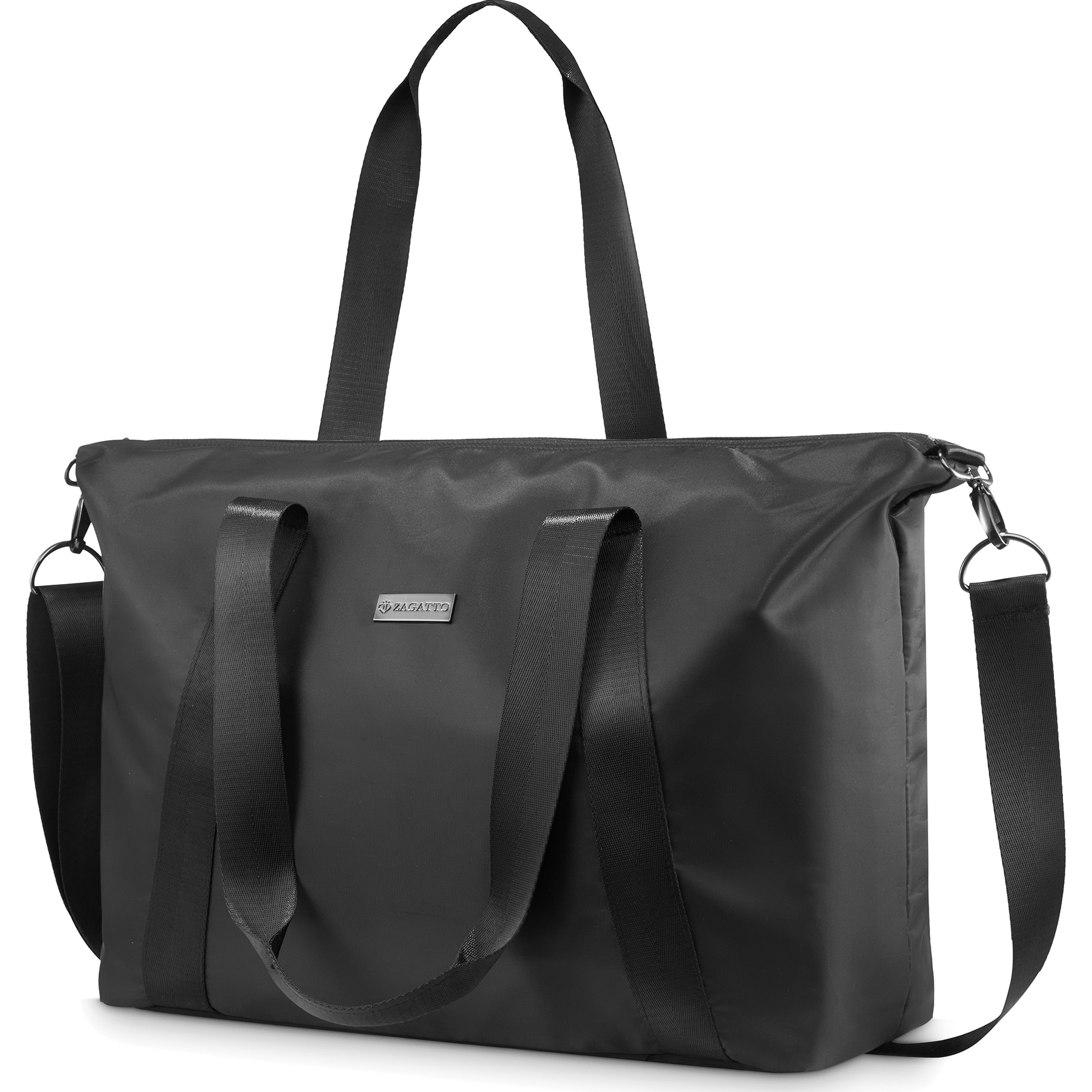 Geanta de umar pentru femei, negru, 41x30x16 cm, Zagatto, ZG814 - eMAG.ro