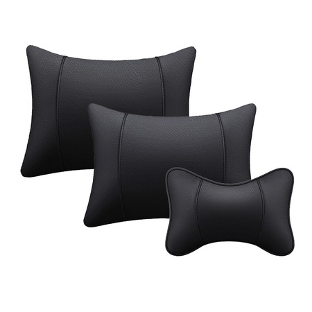 Set 3 perne auto, 1 pentru gat cu prindere la tetiera si 2 pentru ...
