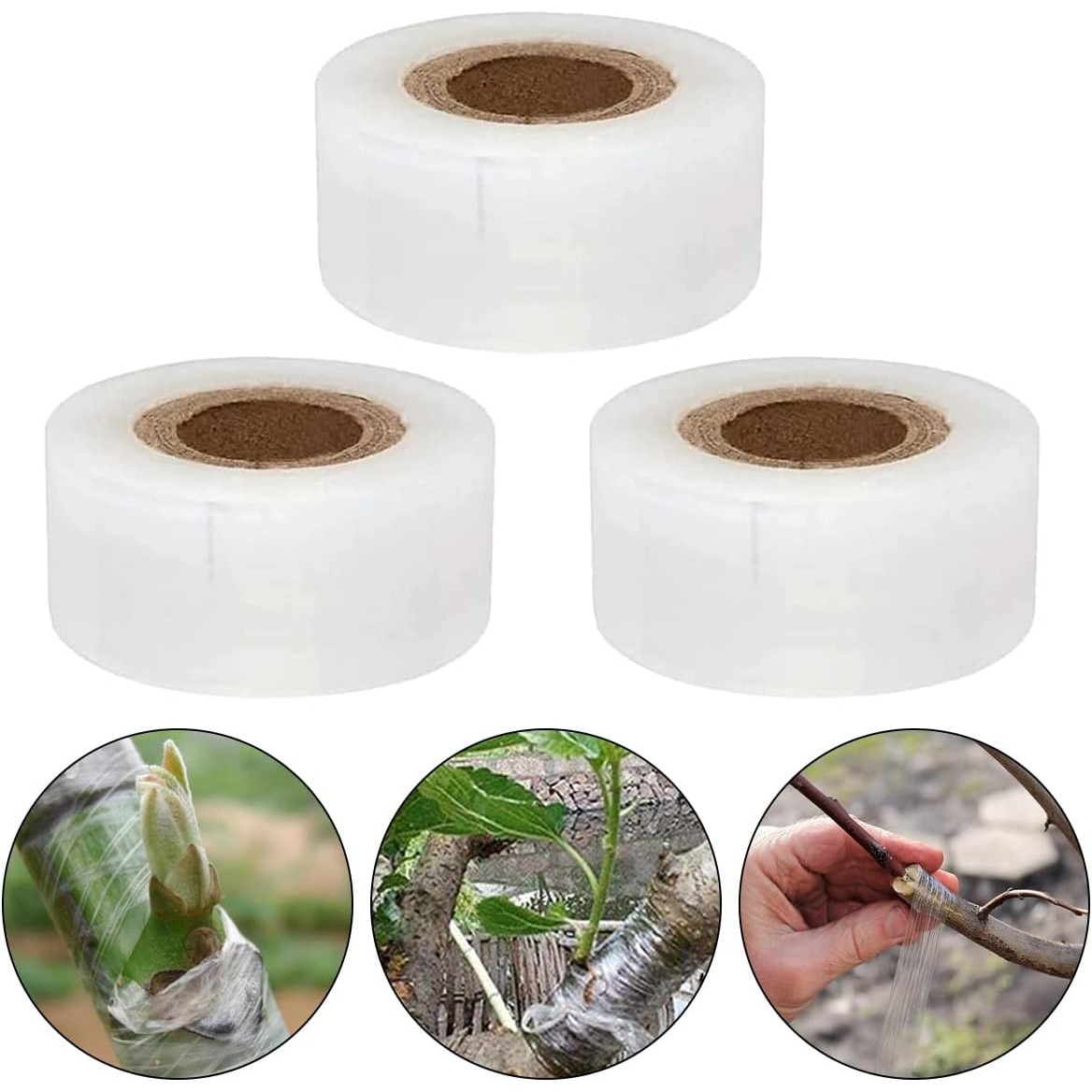 Set 3 benzi altoire, Polietilena, 7 x 3 cm, Alb - eMAG.ro