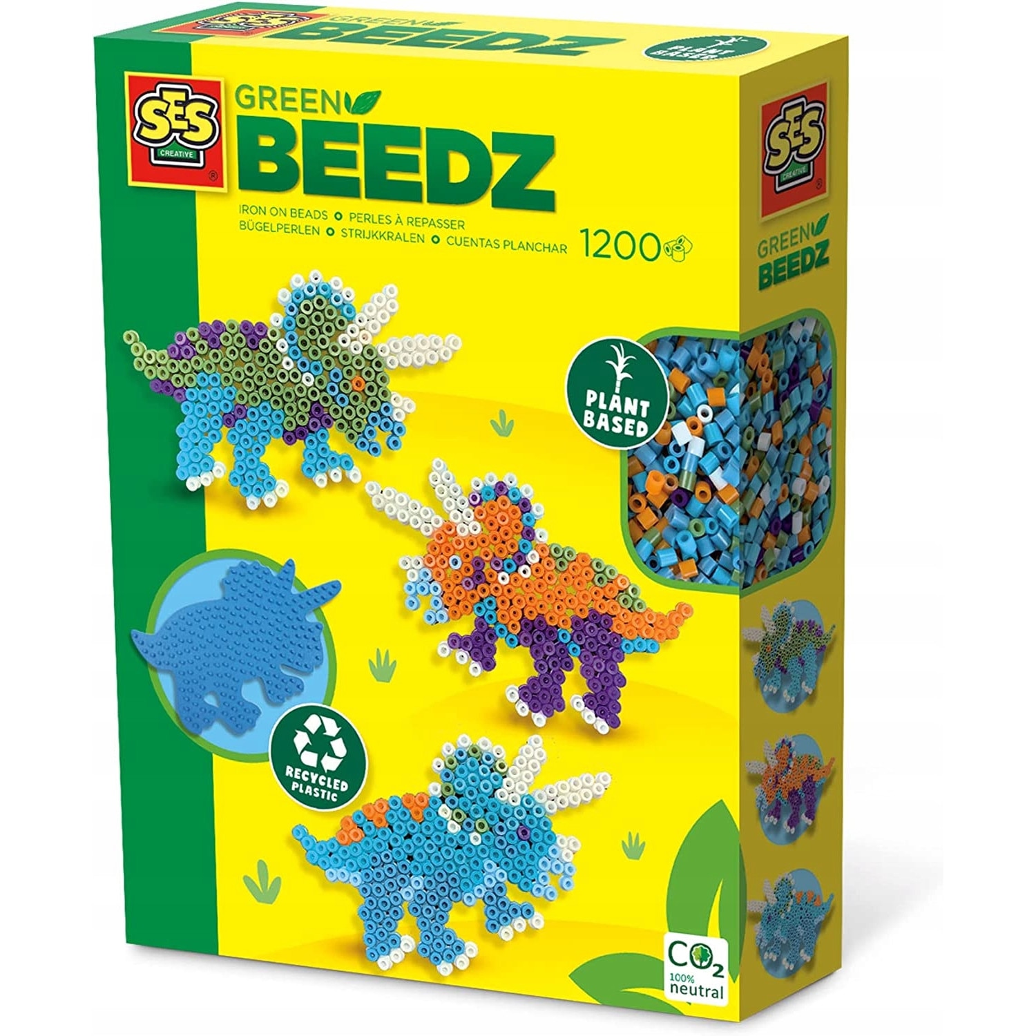 Set 1200 margele de calcat cu sablon, SES Creative - eMAG.ro