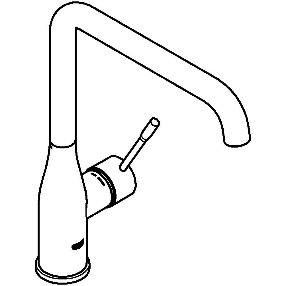 Baterie de bucatarie Grohe Essence 30505KF0, 3/8'', tip L, pipa inalta ...