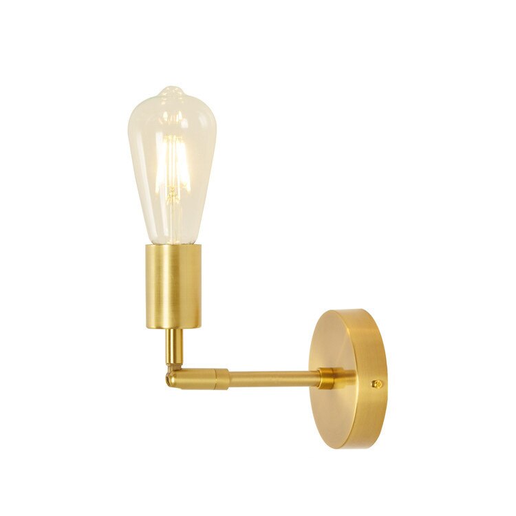 Set 2 aplice, Metal, E27, LED, Auriu - eMAG.ro