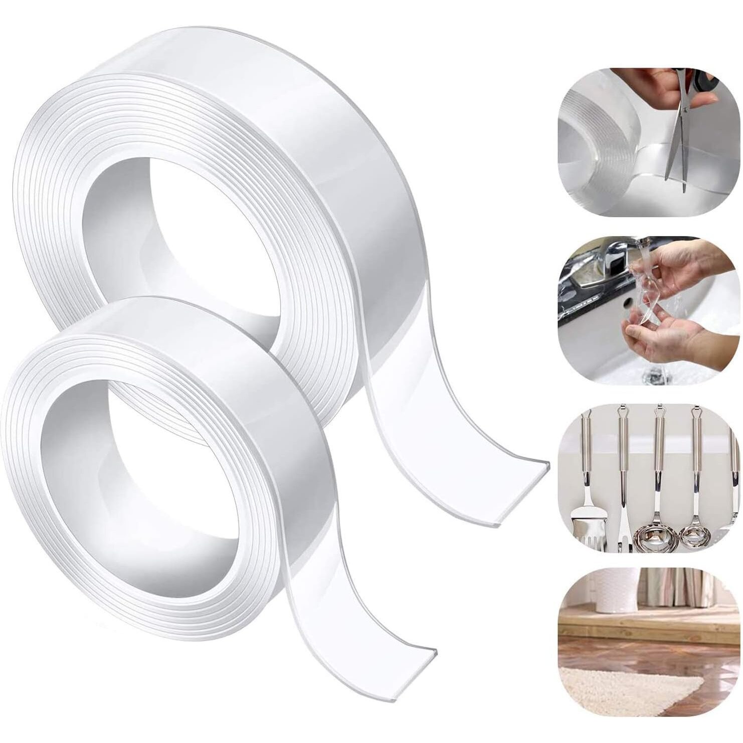 Banda dublu adeziva, Starlight, Nailon, Transparent, 2 buc - eMAG.ro