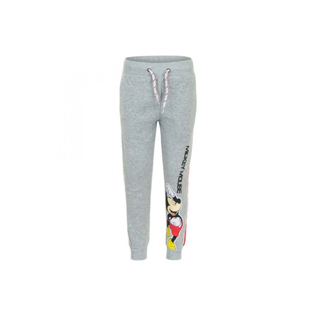 Pantaloni trening baieti, polar, gri, 104 cm, Hurray, Mickey Mouse ...