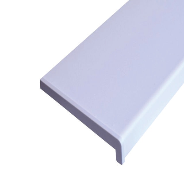 Glaf PVC interior pentru ferestre Alb 150 x 15 cm, Include piese ...