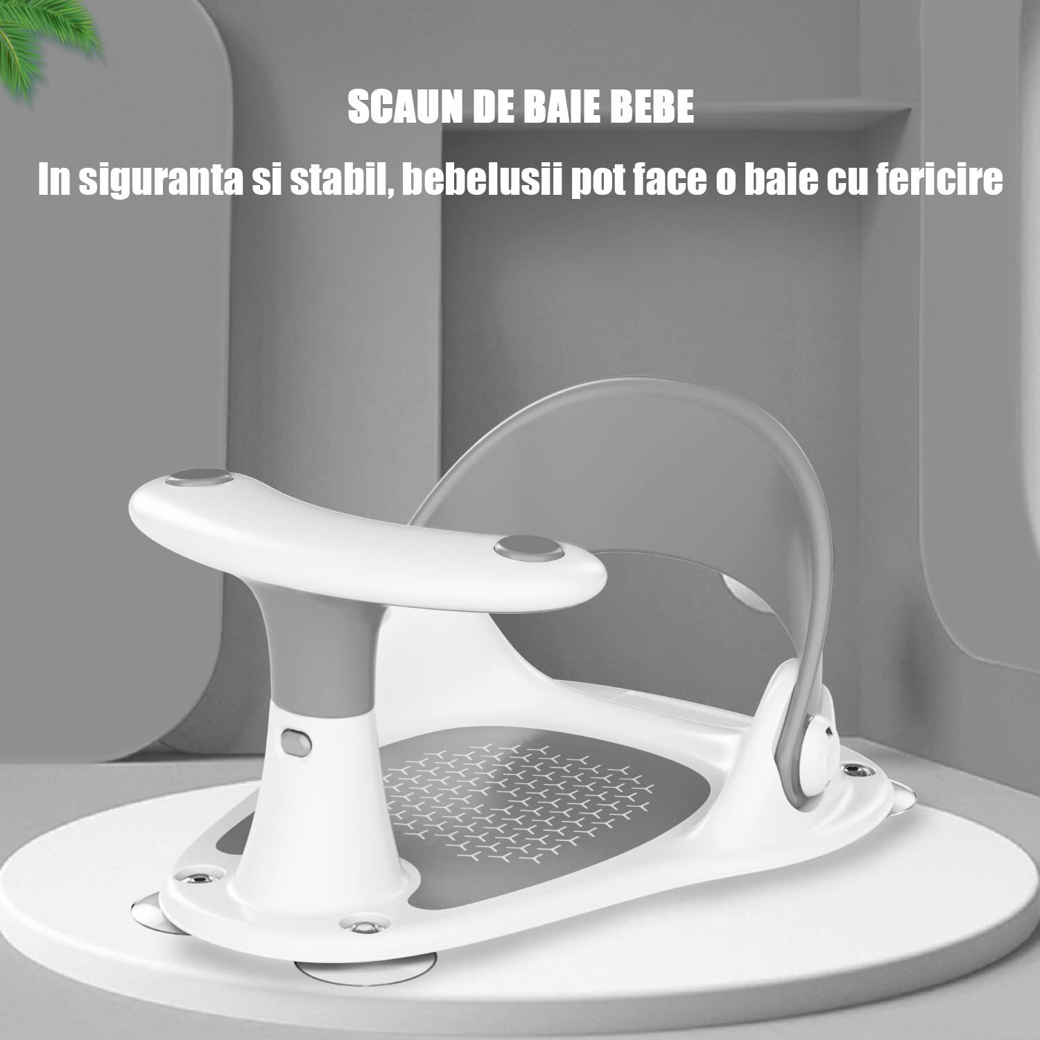 Scaun de baie pentru bebe, Sundiguer, pentru nou-nascuti si bebelusi cu ...