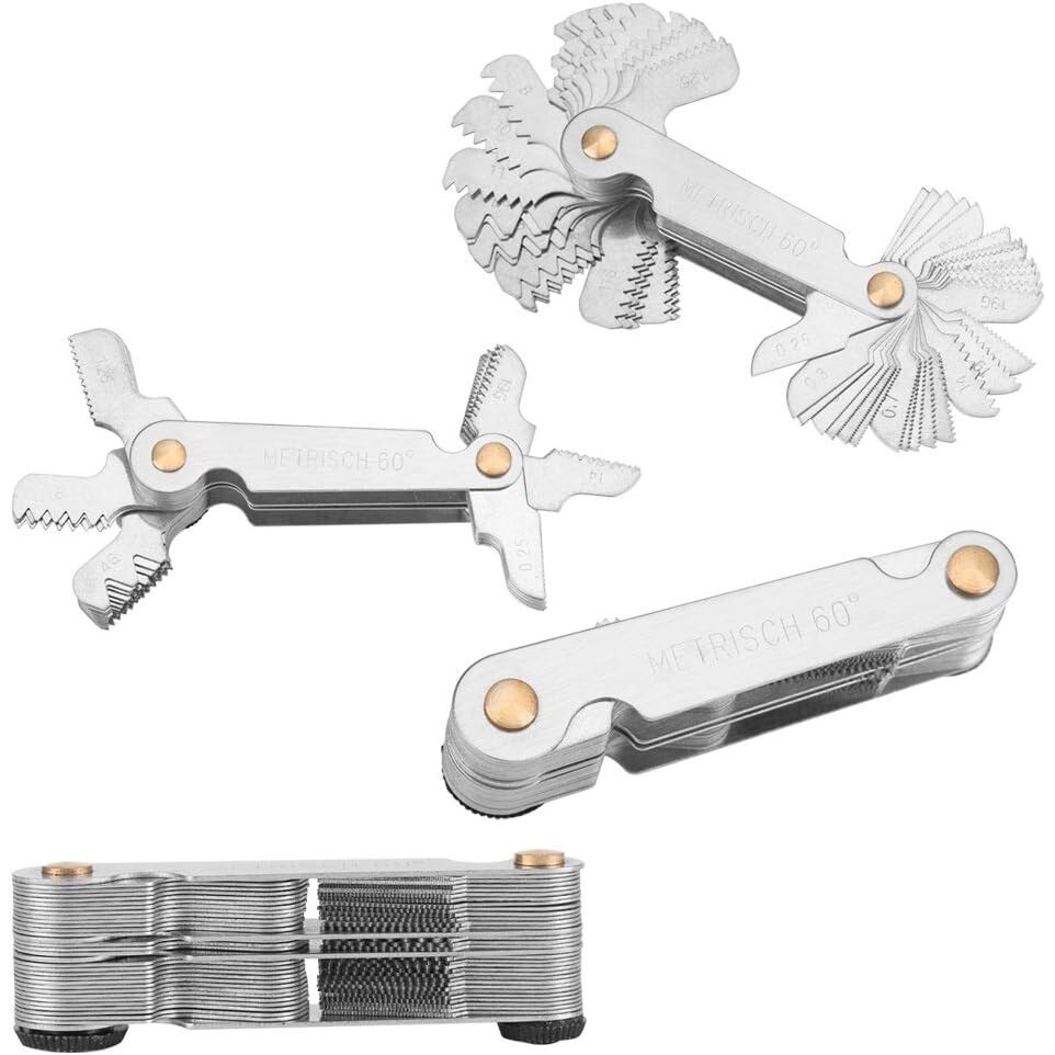 Set 58 instrumente de masurare a filetului metric + imperial + american ...