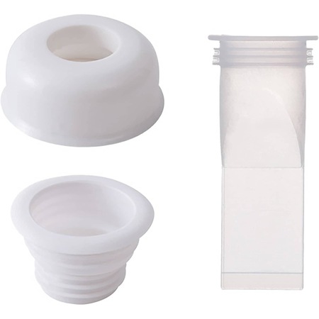Dop de etansare pentru teava de scurgere, Silicon, Alb - eMAG.ro