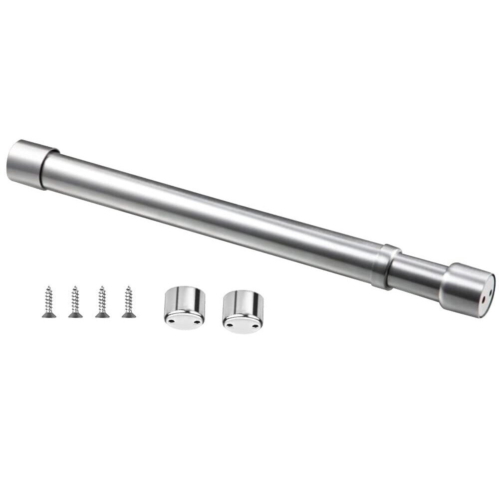 Tija extensibila pentru dulap, Inox, Argintiu - eMAG.ro