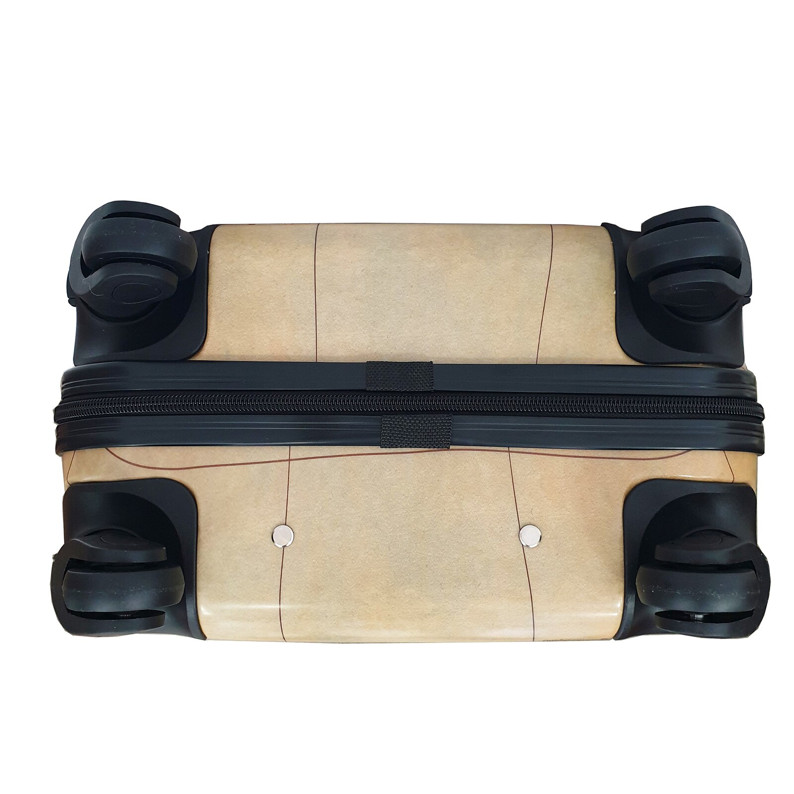 Valiza troler policarbonat PC, harta, 4 roti, mic, 50x35x20 cm, TRC40 ...