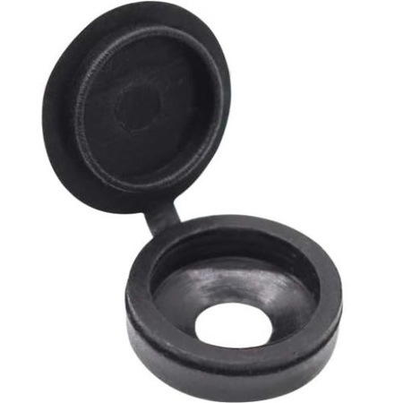 Set 100 capace surub, Plastic, Negru - eMAG.ro