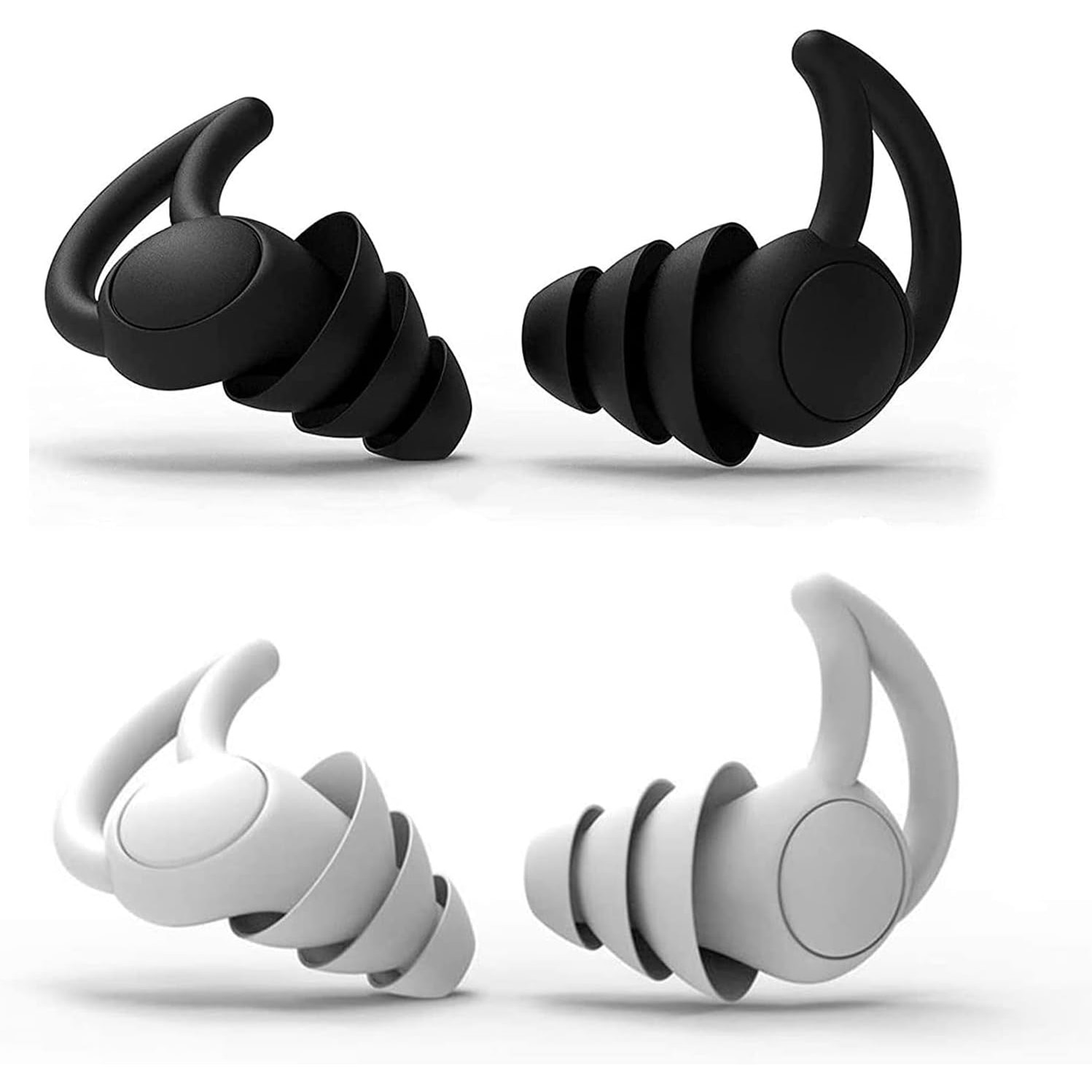 Set 2 dopuri de urechi, JENUOS®, reutilizabile, anti zgomot, silicon ...