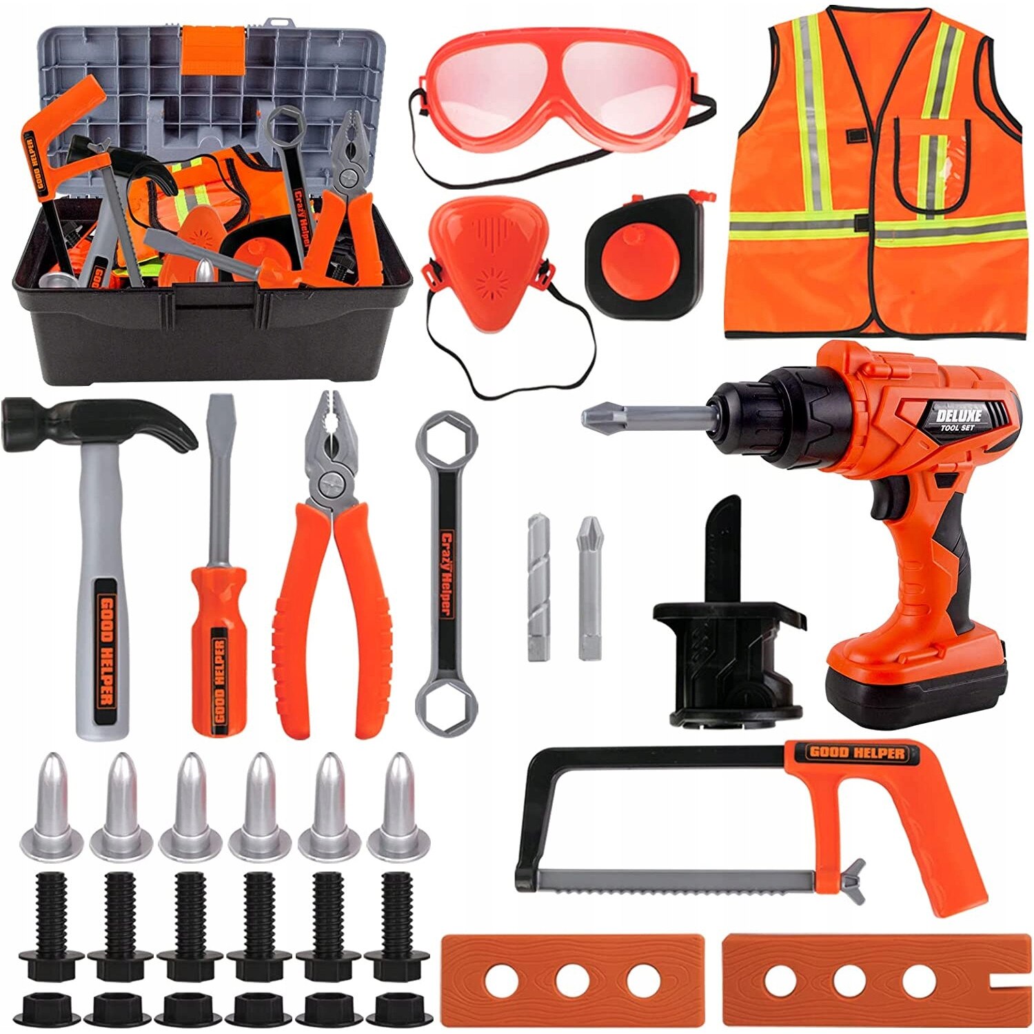 Trusa de scule pentru copii, Stator, Multicolor - eMAG.ro