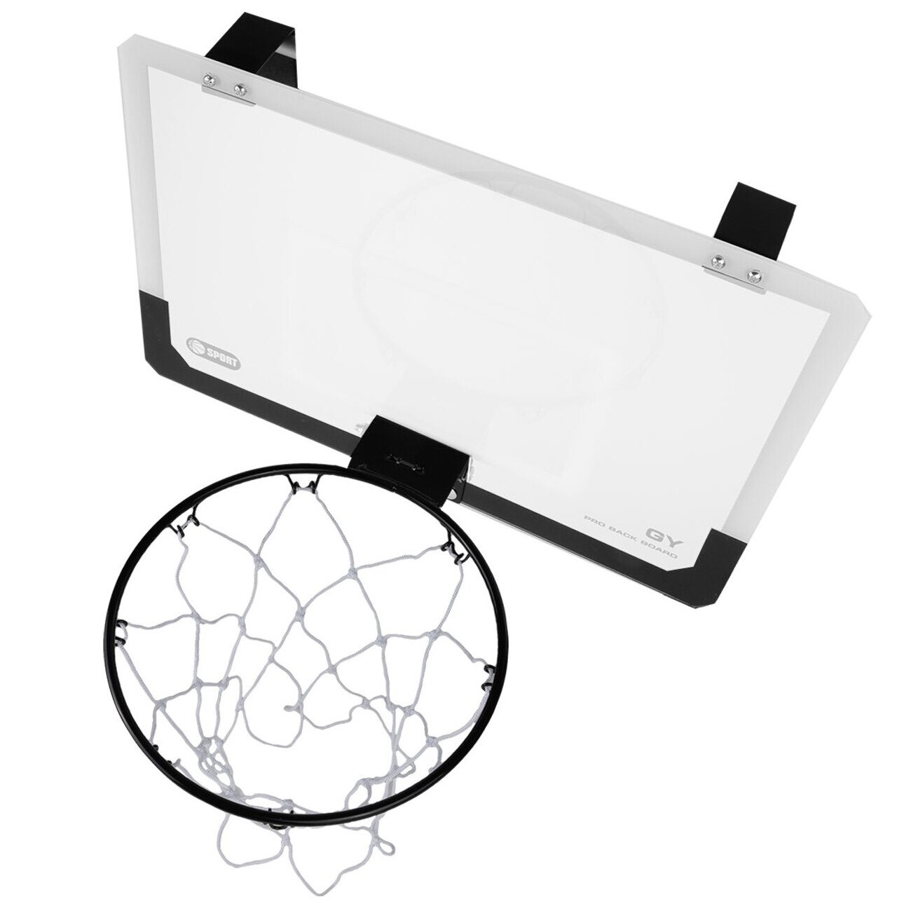 Set mini baschet, Stator, Plastic, Transparent, 45,5 x 30,5 cm - eMAG.ro