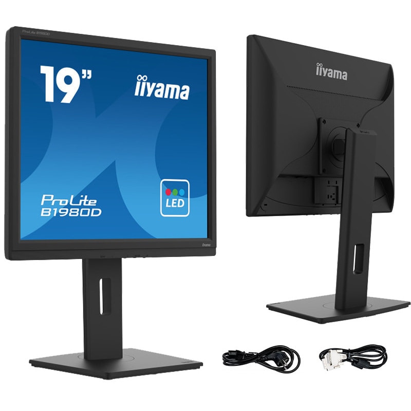 Монитор Iiyama ProLite B1980D-B5 19" TN LED, 5:4, 1280x1024, HAS, VGA ...