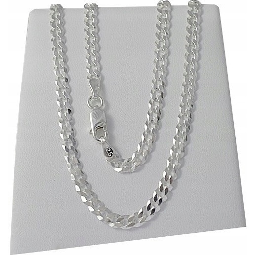 Lant barbati, Amor, Argint, Lungime 70 cm, Argintiu - eMAG.ro