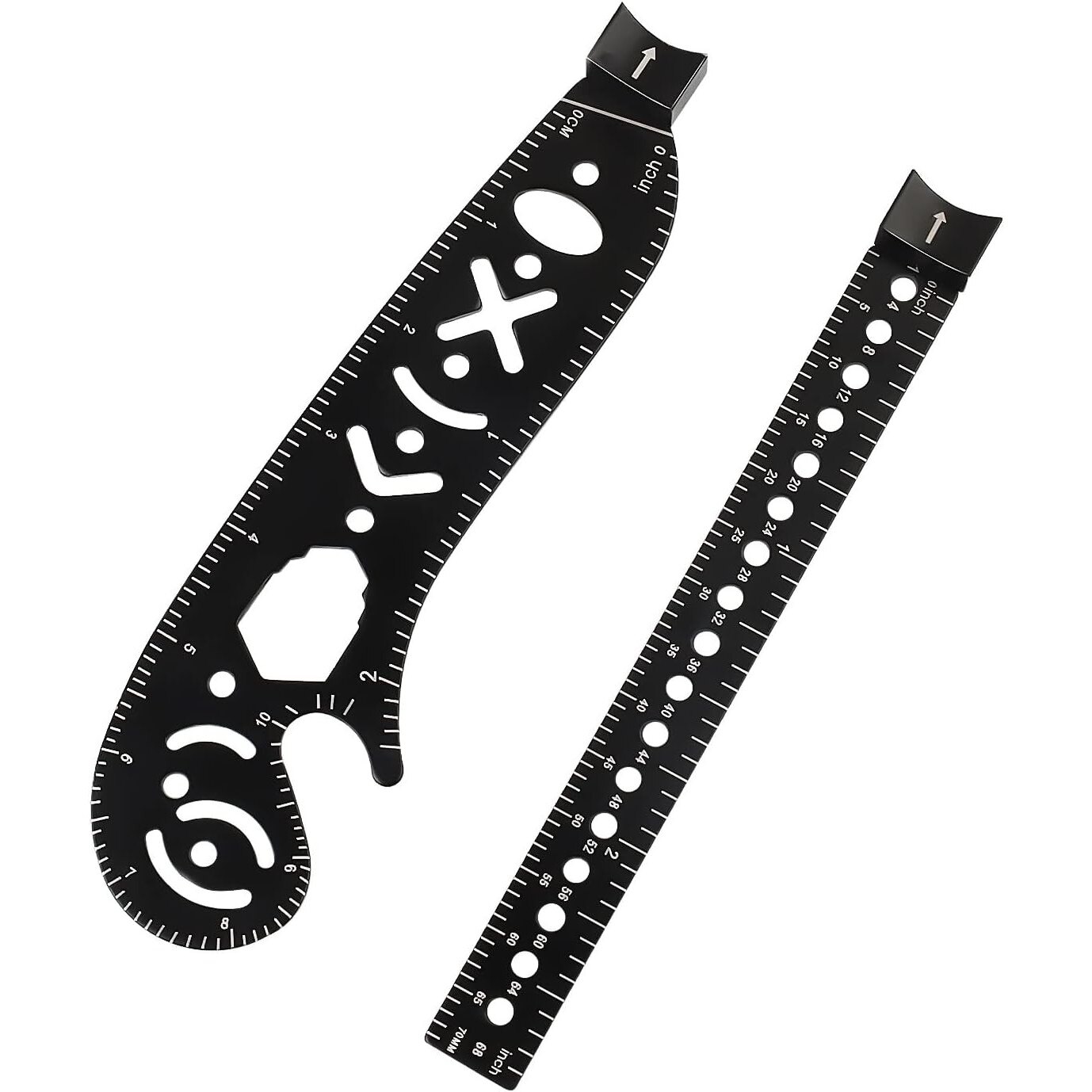 Instrument de desen multifunctional, Inox/Otel, Rigla/Raportor/Compas ...