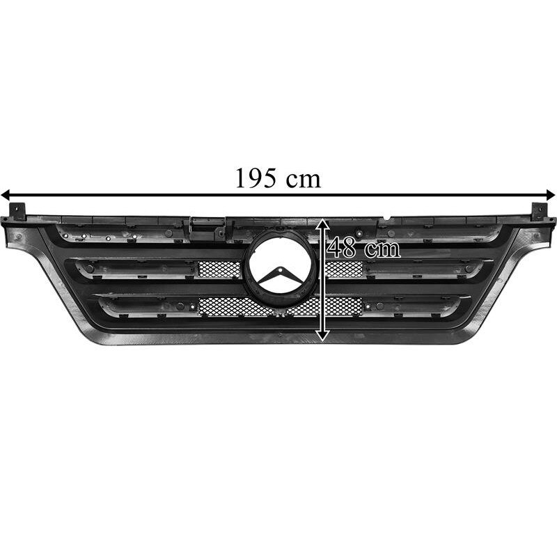 Bara fata Mercedes Axor II, Lamiro, Plastic, Negru - eMAG.ro