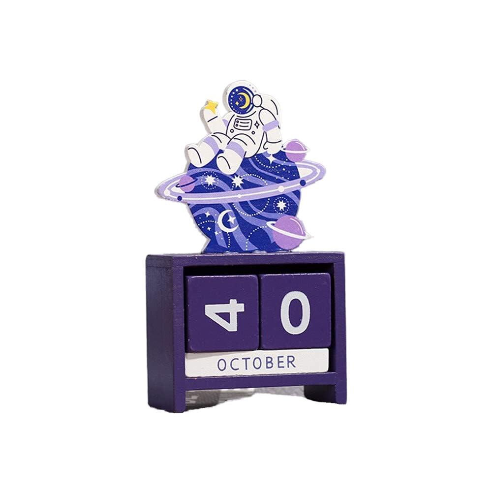 Calendar cub pentru masa, Lemn, Multicolor - eMAG.ro