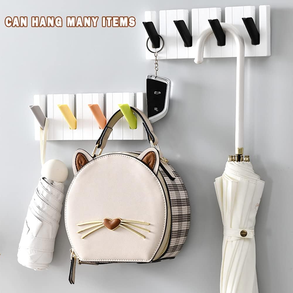 Set 2 cuiere, Plastic, Retractabil, Multicolor - eMAG.ro