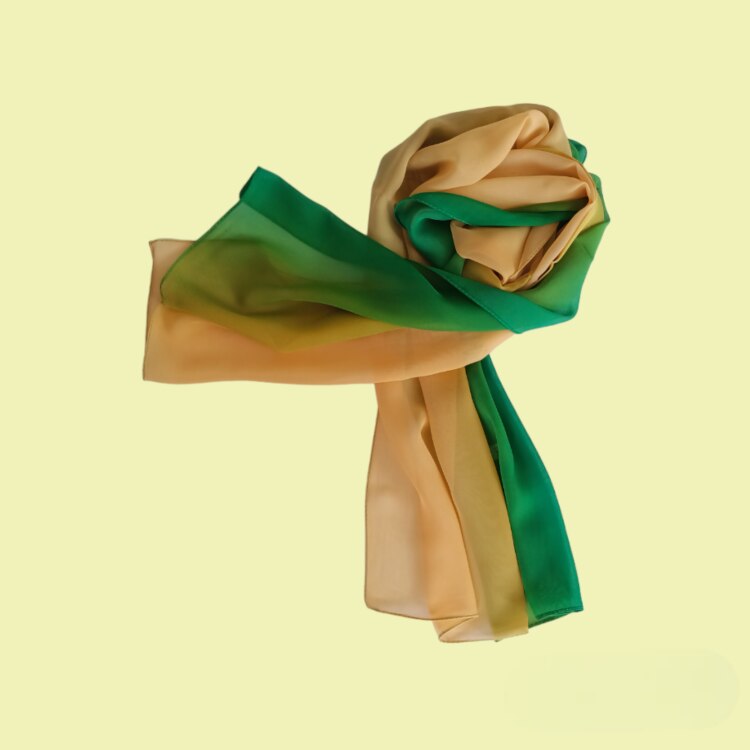 Esarfa Dama, Subtire, Dreptunghiulara, Colour Shades, 160x50cm, Galben ...