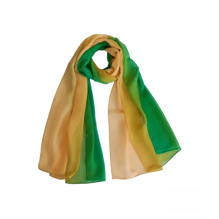 Esarfa Dama, Subtire, Dreptunghiulara, Colour Shades, 160x50cm, Galben ...