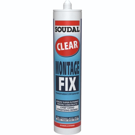 Лепило Soudal Montage Fix, за монтаж и сглобяване, алкидно, 280 ml ...
