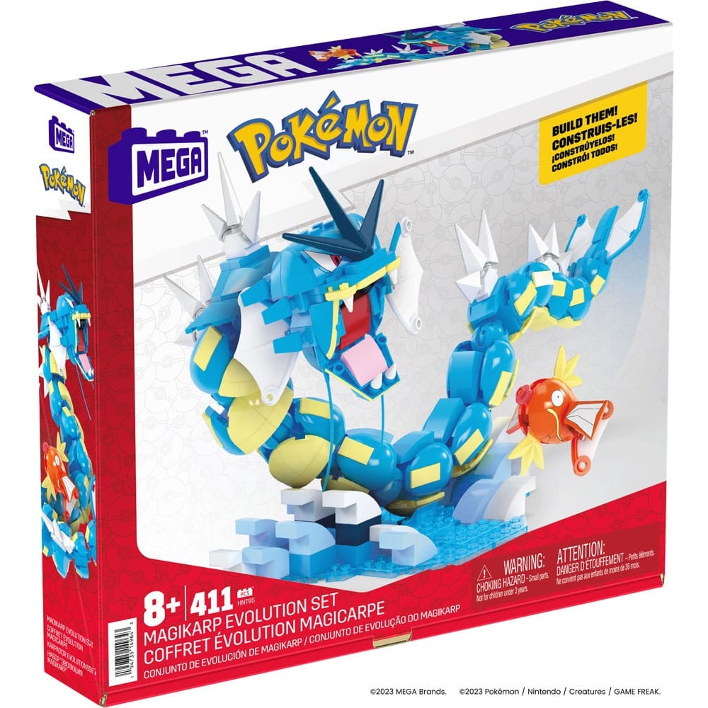 Set de constructie, Mattel, Pokemon, 411 piese, +8ani, Multicolor - eMAG.ro