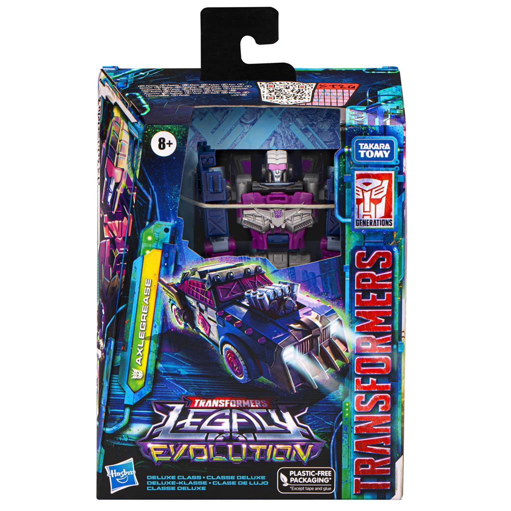 Figurina, Hasbro, Transformers Generations Legacy Evolution Deluxe Class Axlegrease, 14 cm ...