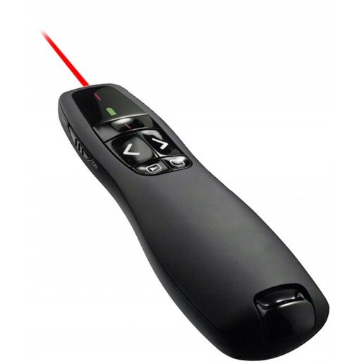 Pointer laser pentru prezentare, USB, 12 m, Negru - eMAG.ro