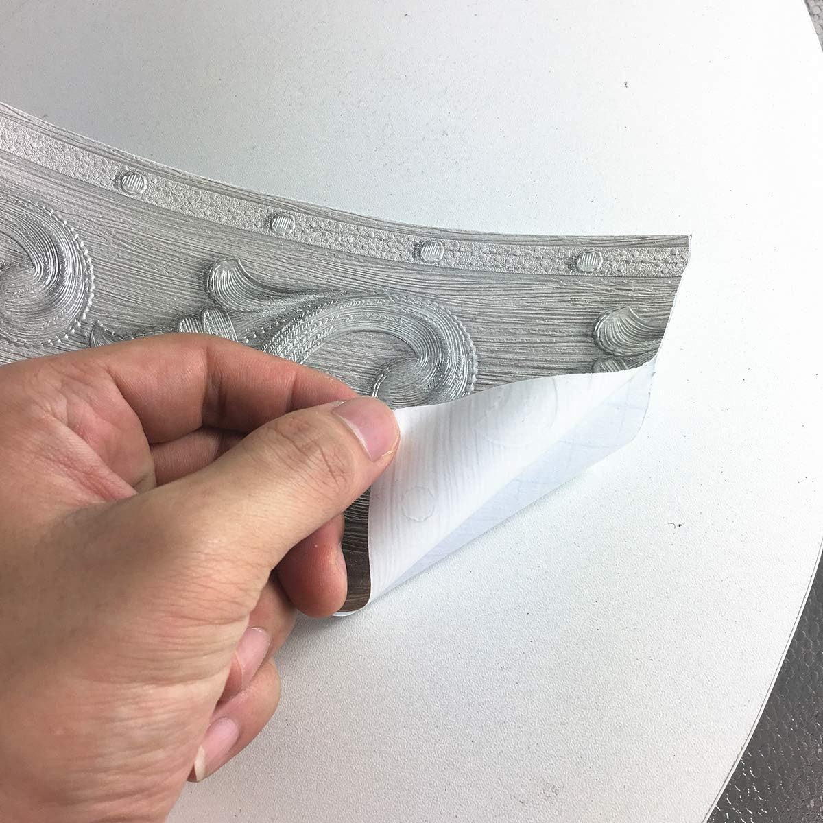 Tapet, PVC, 10cm x 9m, Gri - eMAG.ro