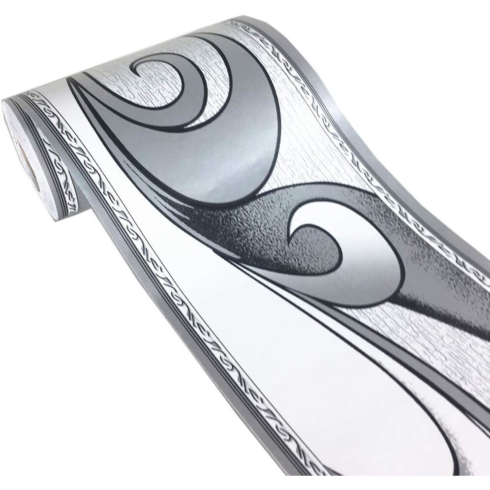 Tapet, PVC, 10cm x 9m, Gri - eMAG.ro