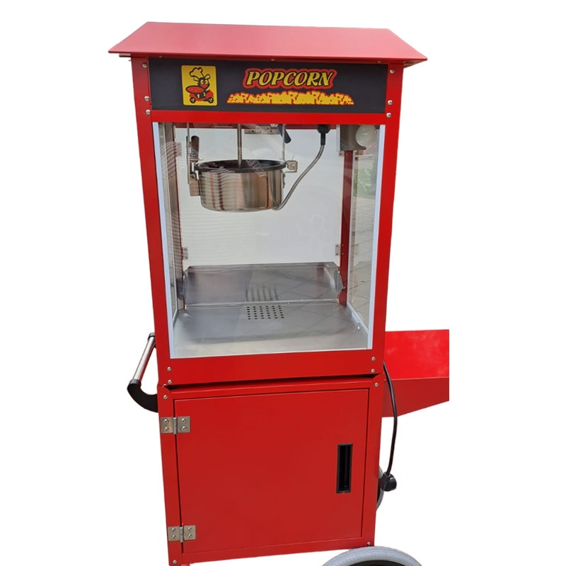 Masina pentru popcorn, PROCART, 1600W, vas teflon 100 g, 200-230 grade ...